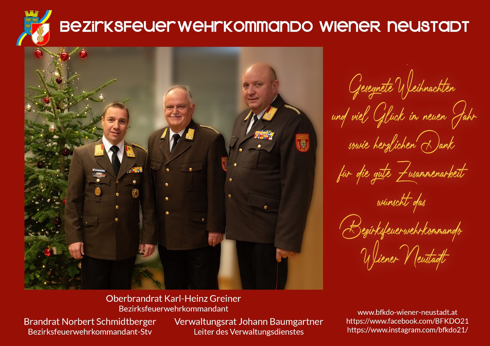 Gesegnete Weihnachten und ein erfolgreiches Jahr 2026